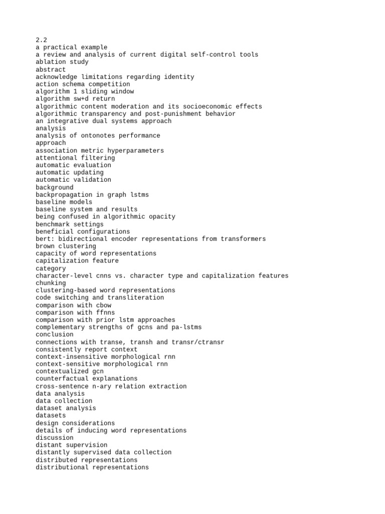 p2 Section Names | PDF