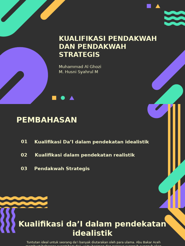 Kualifikasi Dan Pendakwah Strategis | PDF