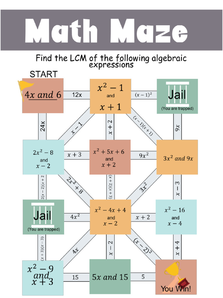 Math Maze | PDF