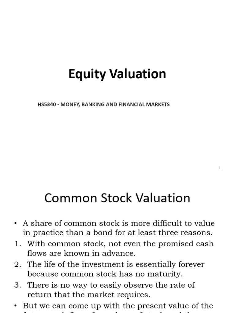 5._Equity_valuation | PDF