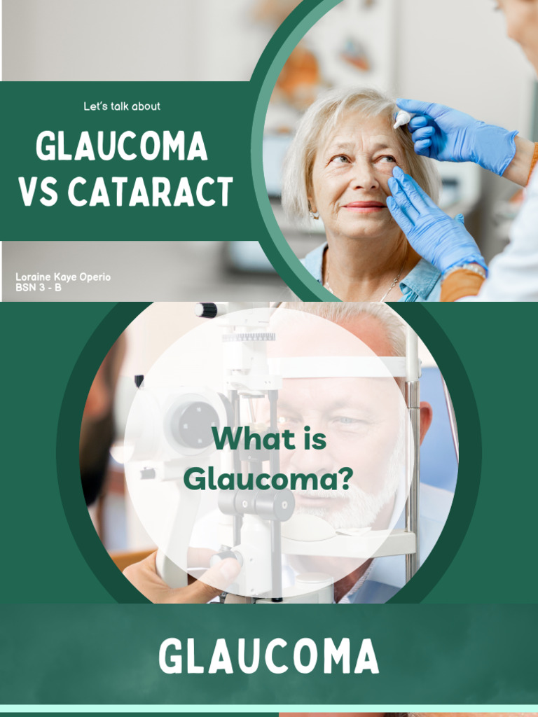 Operio - Glaucoma Vs Cataract PDF | PDF