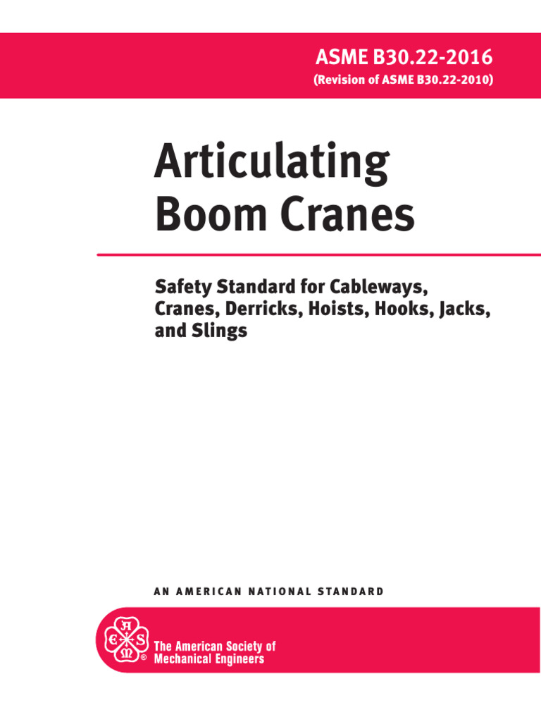 Asme B30.22-2016 | PDF