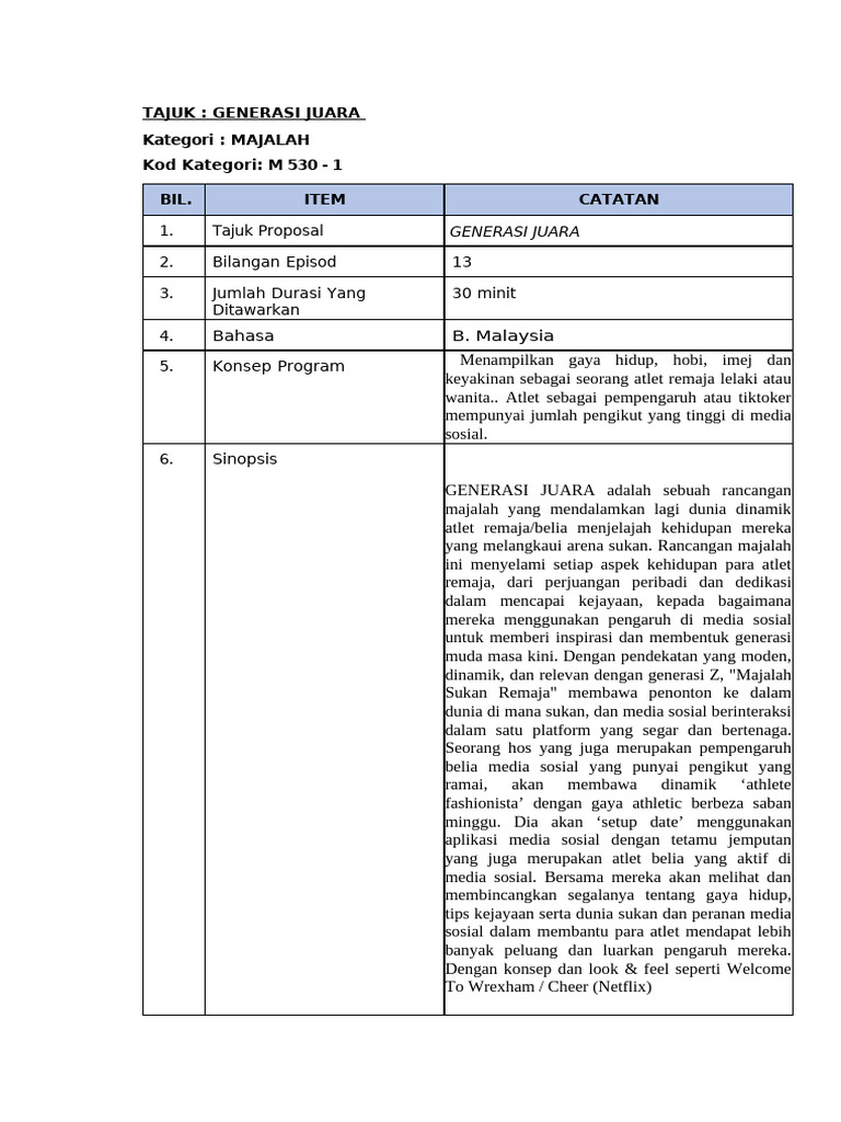 Generasi Juara | PDF