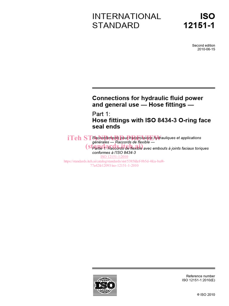 Iso 12151 1 2010 | PDF