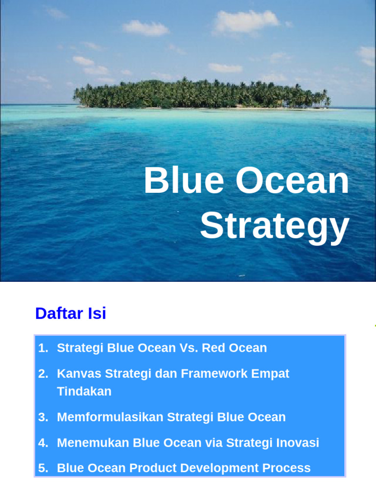 Blue Ocean Strategy | PDF