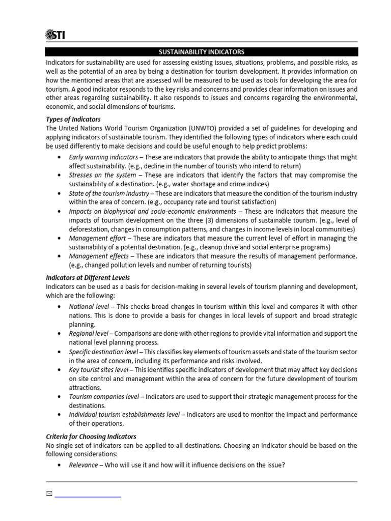 SUST 07 - Handout - 1 | PDF