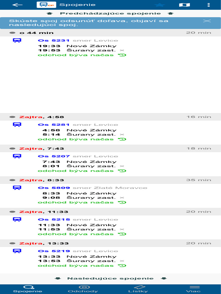 CP - Cestovné Poriadky | PDF
