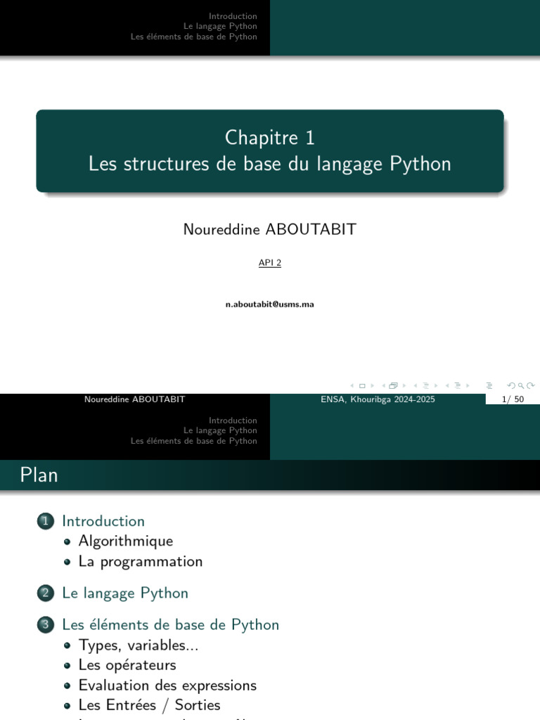 Chap1 Programmtion Python | PDF