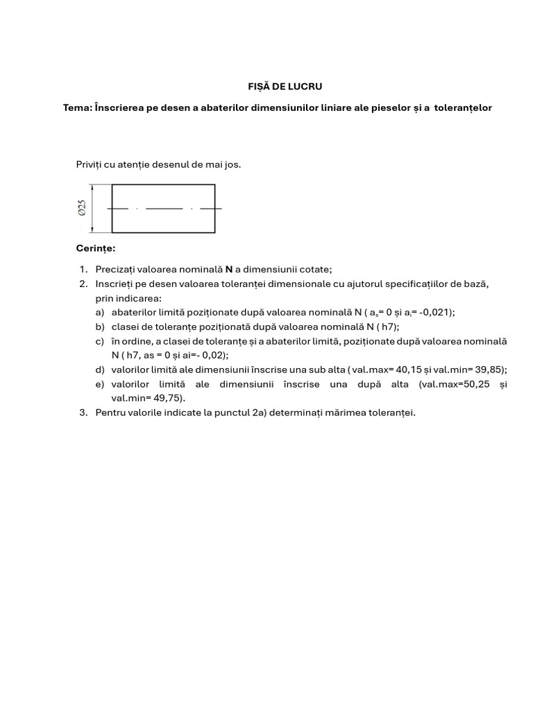 83 Fisa de Lucru | PDF