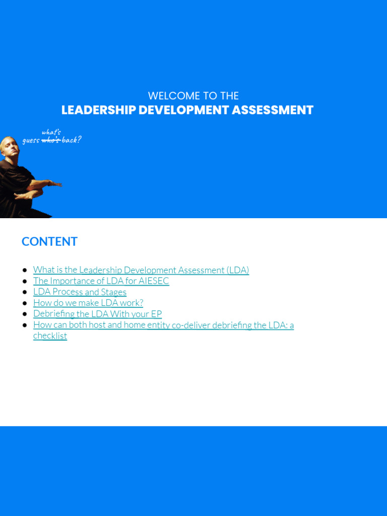 IMP - LDA Onboarding Document | PDF