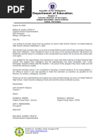 Teacher Resignation Letter Sample | PDF