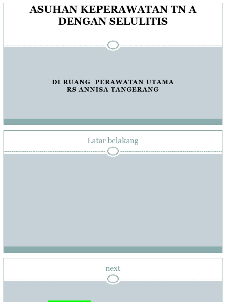 DRK Presentasi Selulitis | PDF