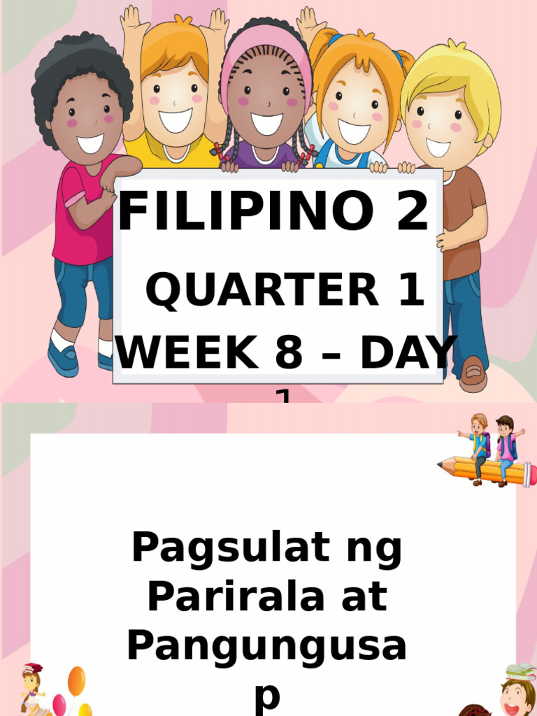 Filipino 2Q1 - Week 8 | PDF