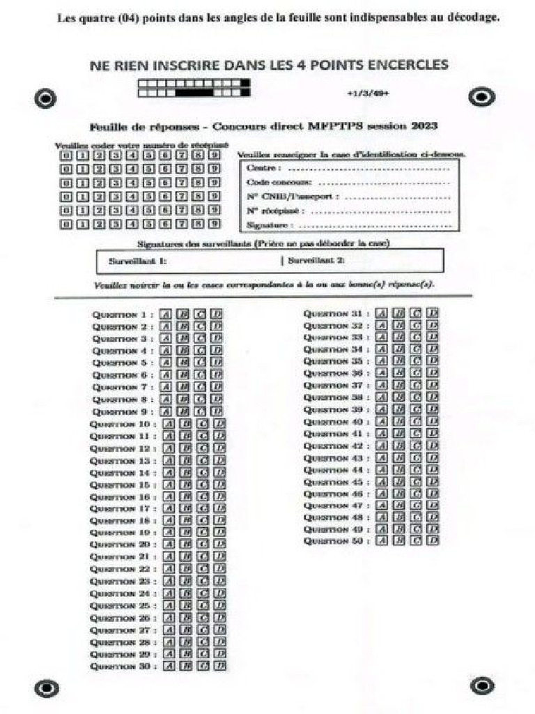 Feuille de Composition Eaux Et Forêts | PDF