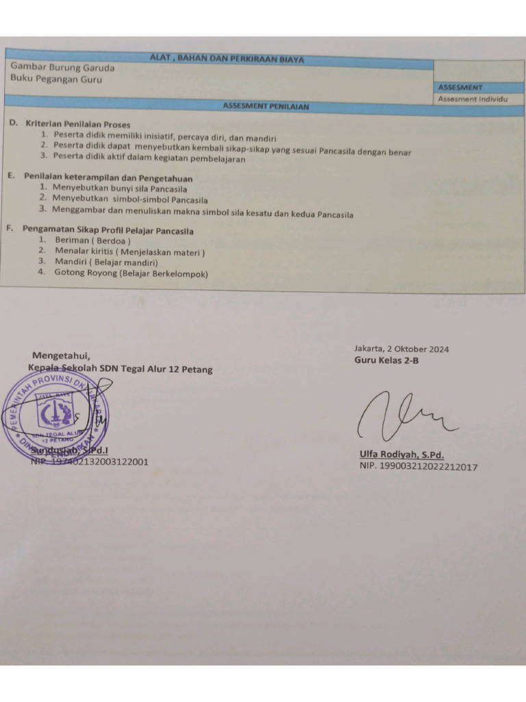 Modul ajar ulfa | PDF