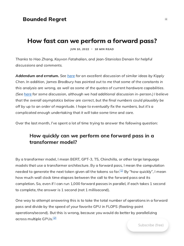 How Fast Can We Perform A Forward Pass Pdf 5920