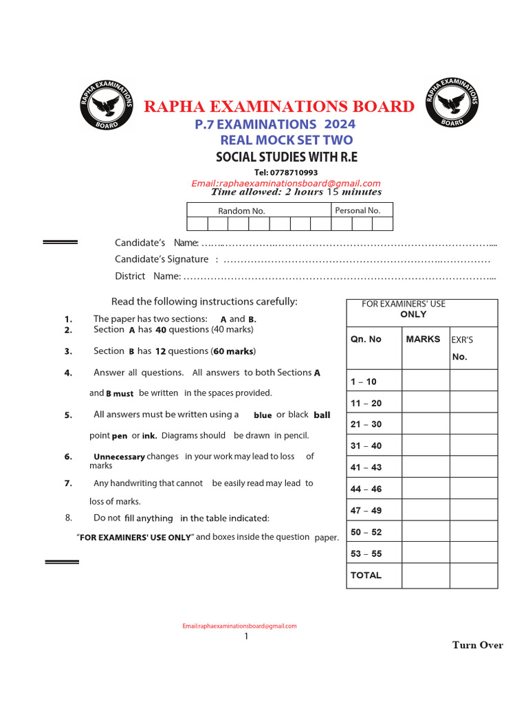 SST Mock Set - 2 Rapha | PDF
