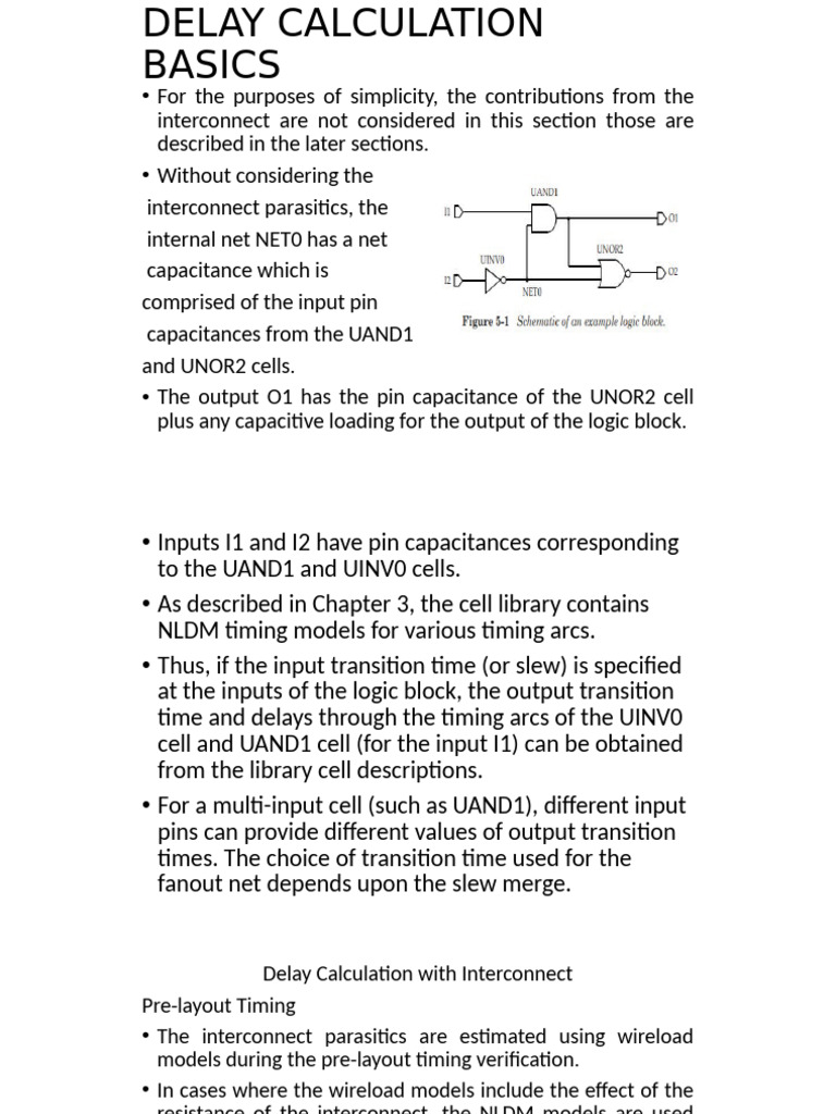 delay calculation | PDF