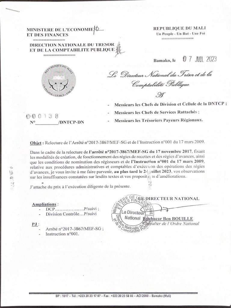 Lettre Circulaire | PDF