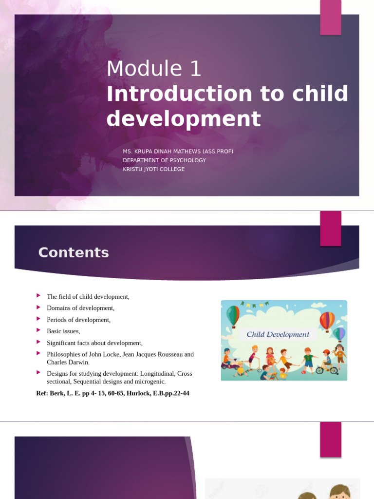 Child MODULE 1 New | PDF