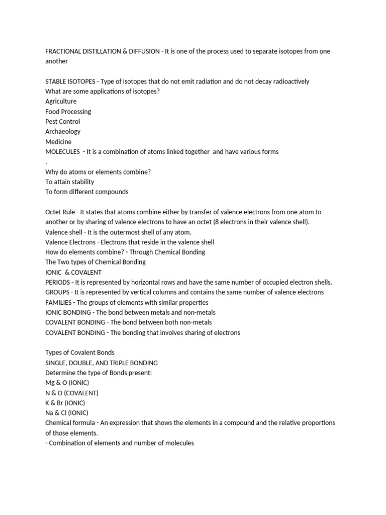 App Chem 1st Quarter | PDF