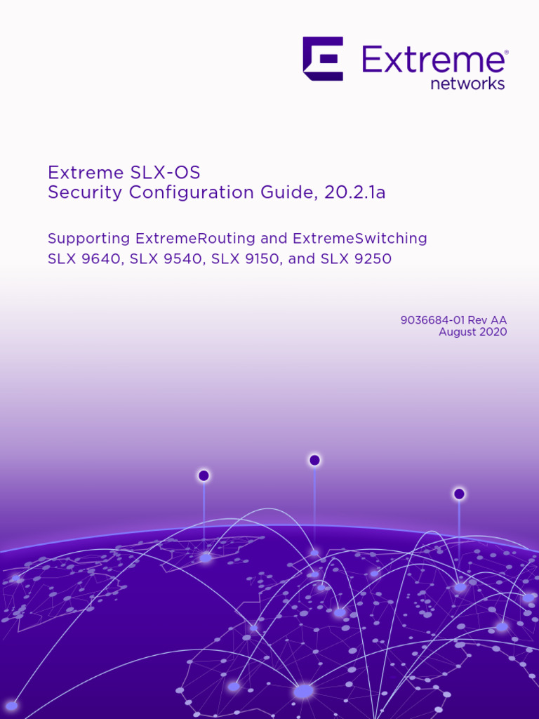 slx-20 2 1a-Securityguide | PDF | Radius | Public Key Certificate