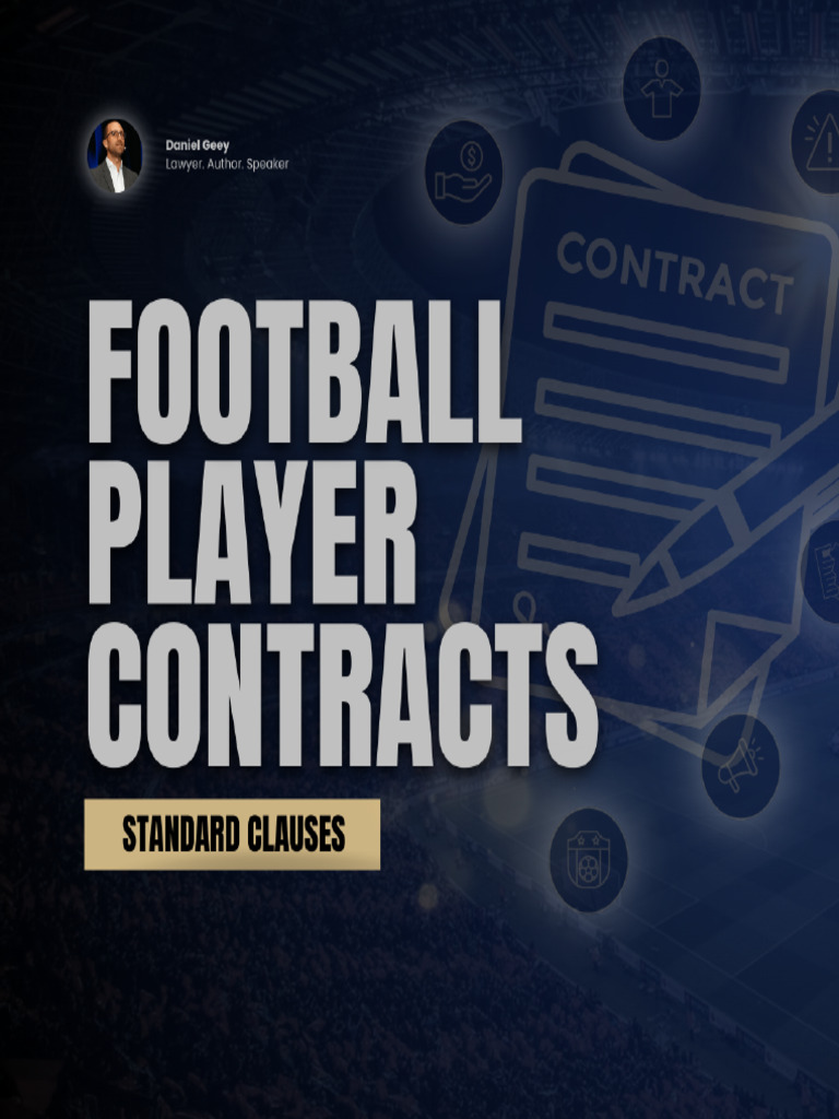 Football Players Contract (Standards Clauses) | PDF