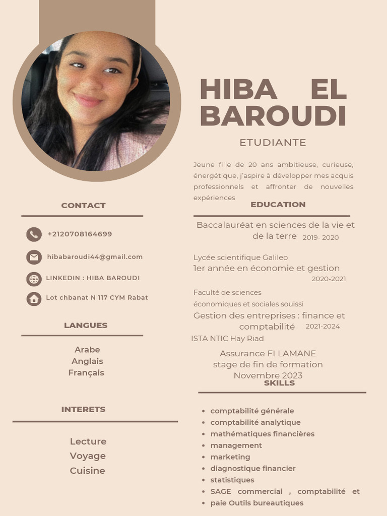 Cv. Hiba. Elbaroudi | PDF