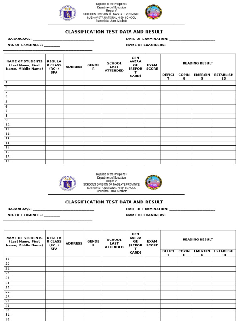 CLASSIFICATION-TEST-DATA-AND-RESULT | PDF