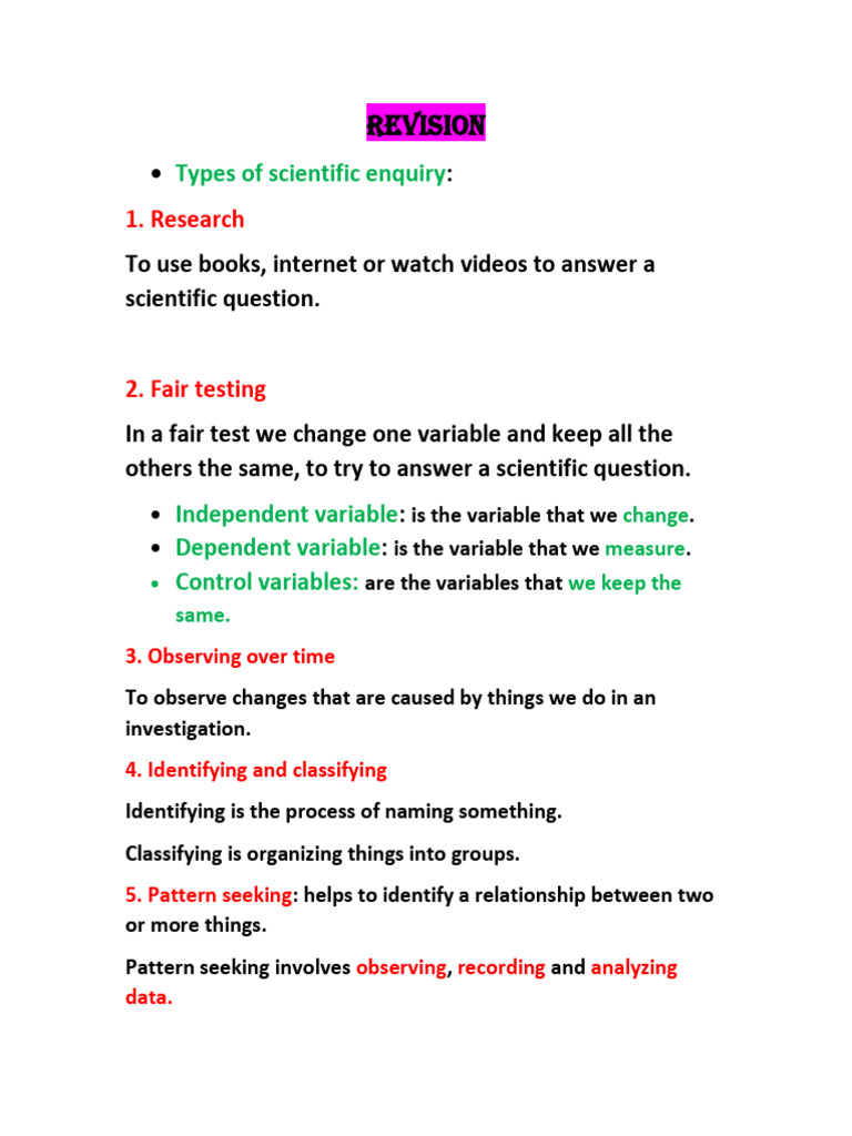 Revision GRADE 6 UNIT ONE | PDF