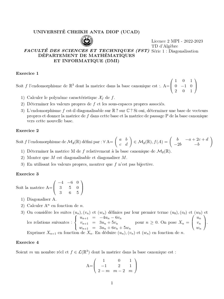 TD 1 L2 Mpi 2023-1 | PDF
