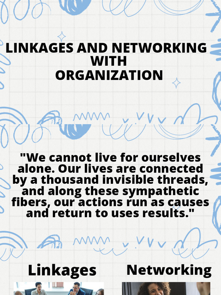 Linkages and Networking With Organization | PDF