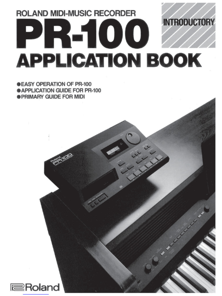 Roland PR 100 Sequenser - Recorder | PDF | Internet Search Engines ...
