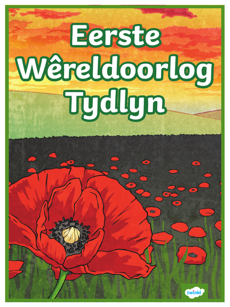 Eerste Wereldoorlog Tydlyn Vertoon Plakkate | PDF