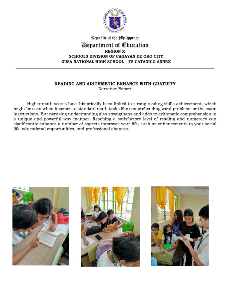 Narrative For Raeg Grade 9 | PDF
