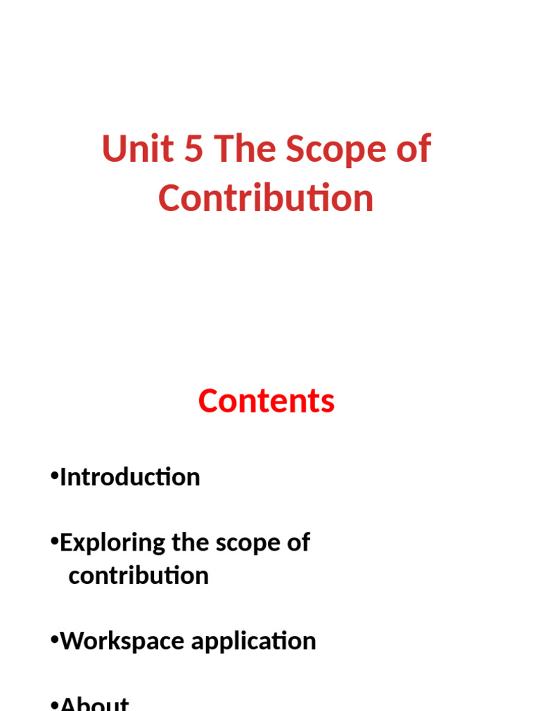 CPD Unit 5 | PDF