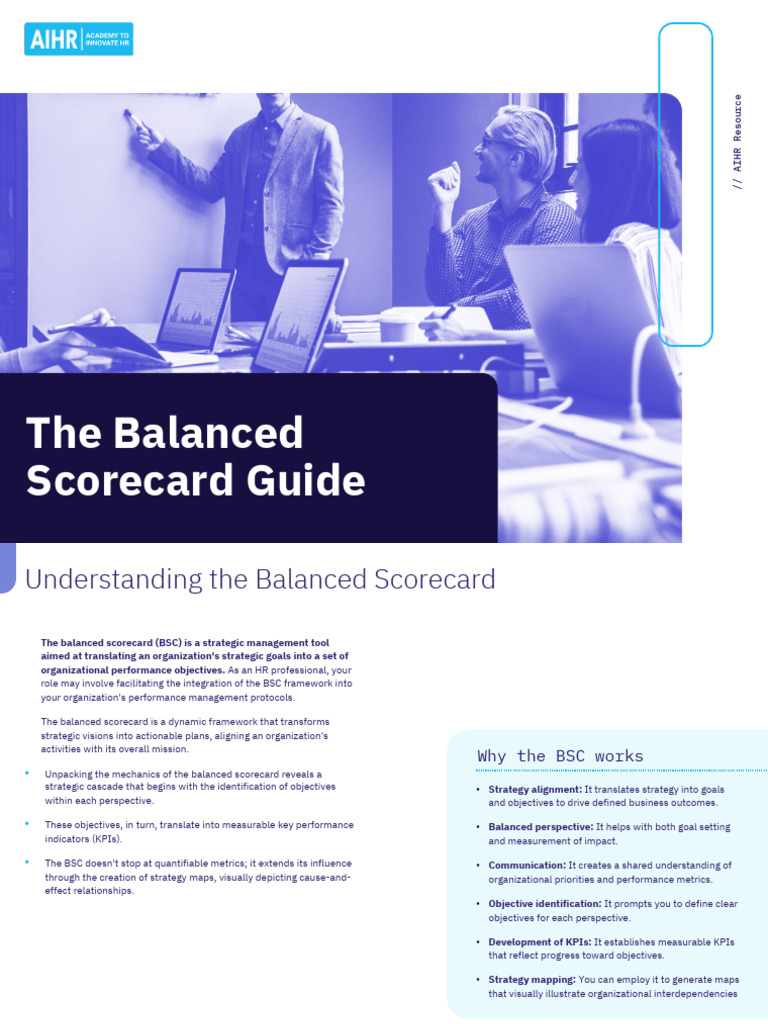 Balanced Scorecard Guide RESOURCE LIBRARY | PDF | Performance Indicator ...