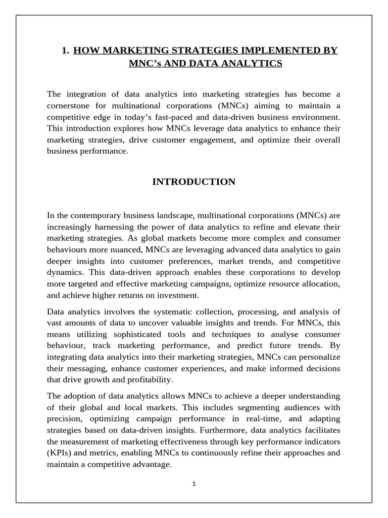 Marketing Tutorial On HUL | PDF