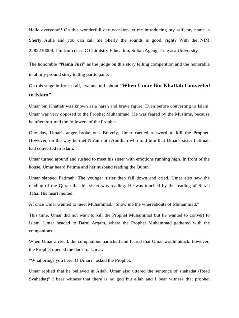 Script Story Telling | PDF