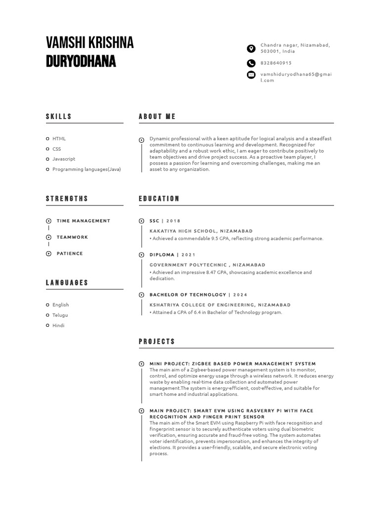Vamshi Resume | PDF