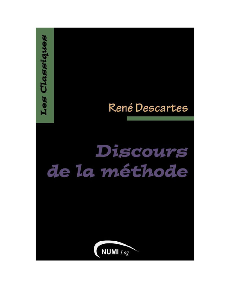 Discours de La Méthode (René Descartes) | PDF