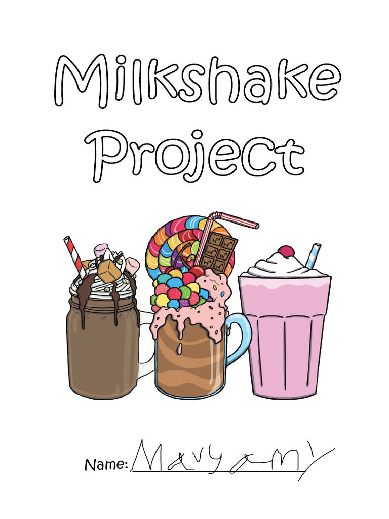 Milkshake Project Booklet | PDF