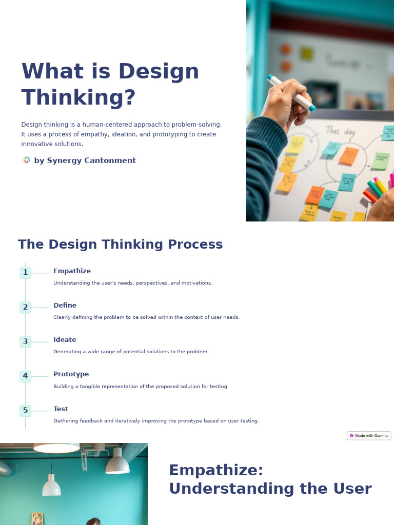 Understanding Design Thinking Process | PDF | Design Thinking | Prototype