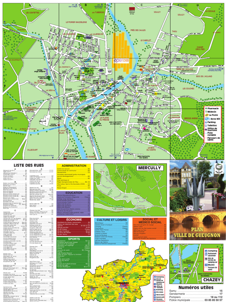 Plan Ville Gueugnon | PDF