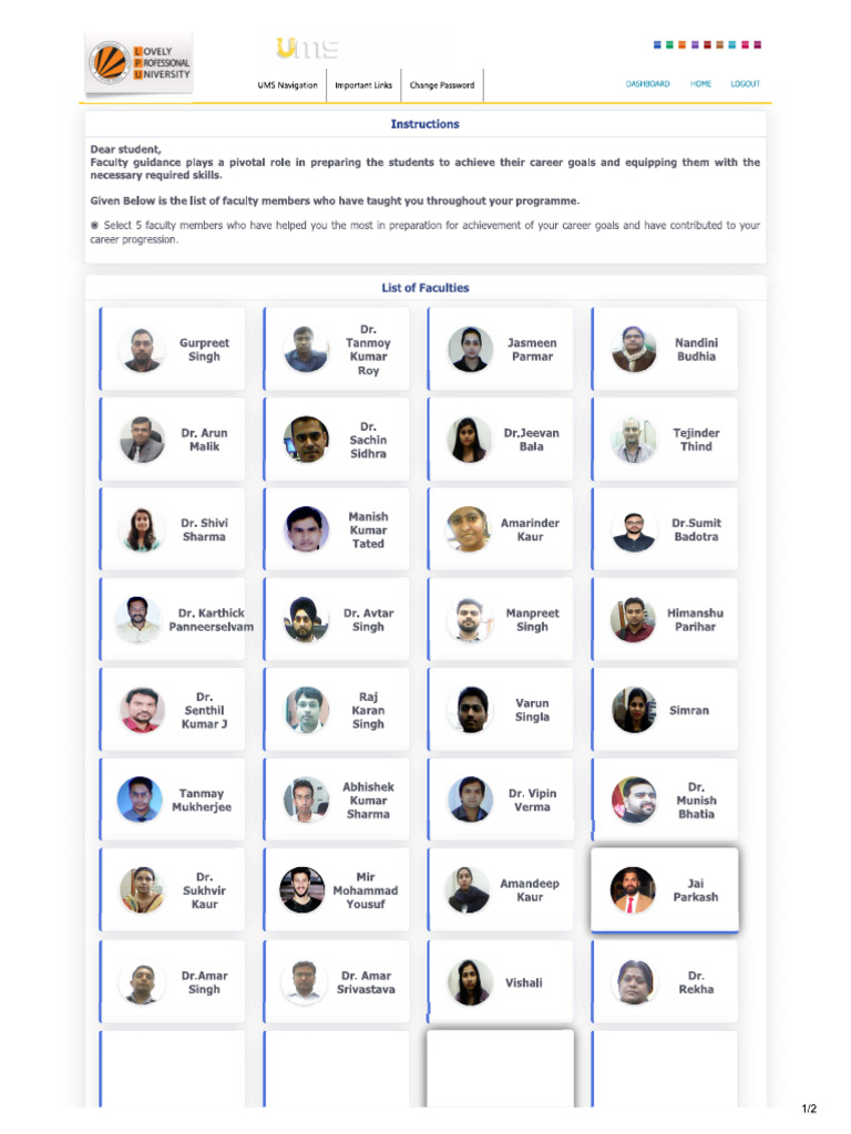 Faculty Name Btech | PDF