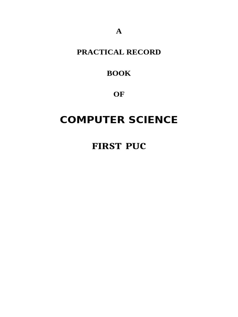 1st-puc-lab-manual | PDF