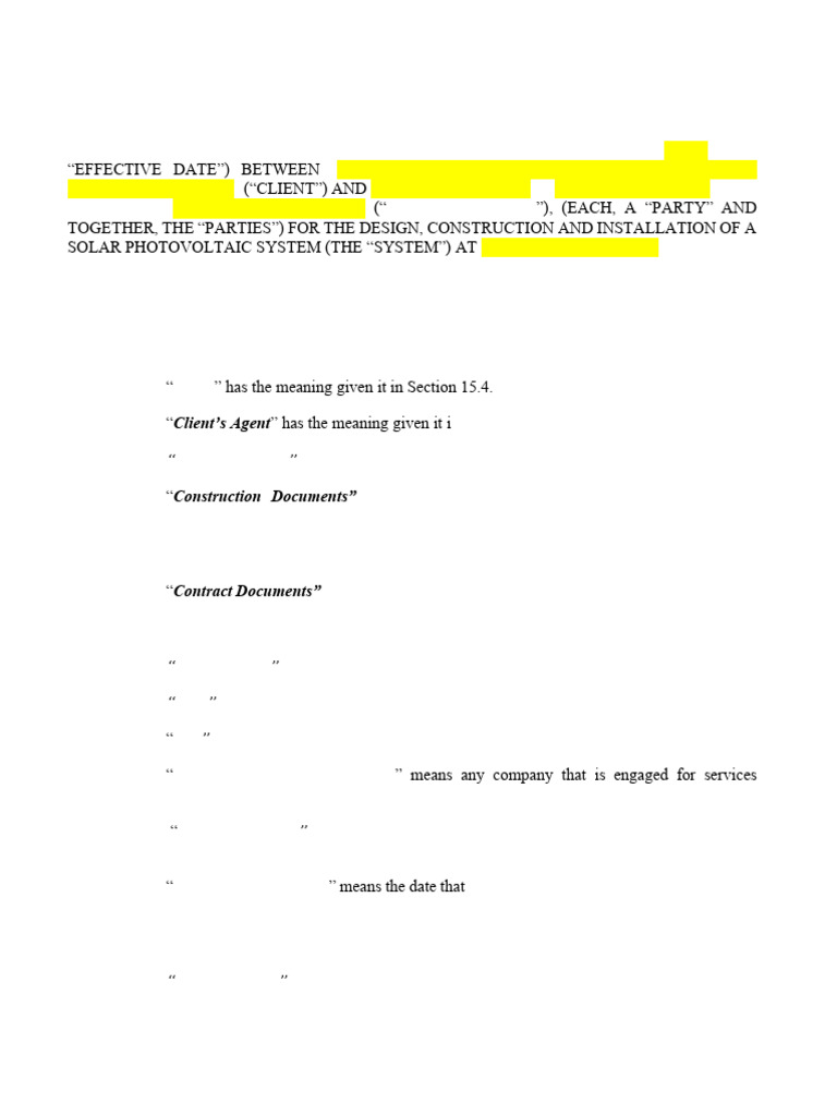Exhibit-D-EPC-Contract-Template | PDF