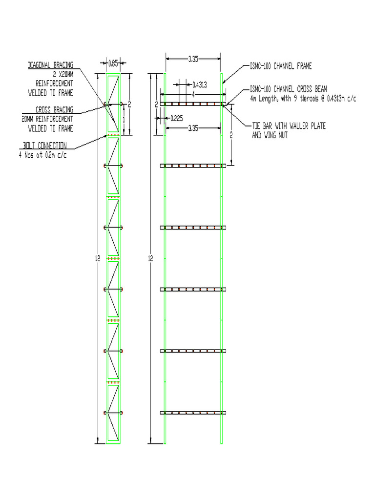 GFRP Cage Frame Model 3 | PDF