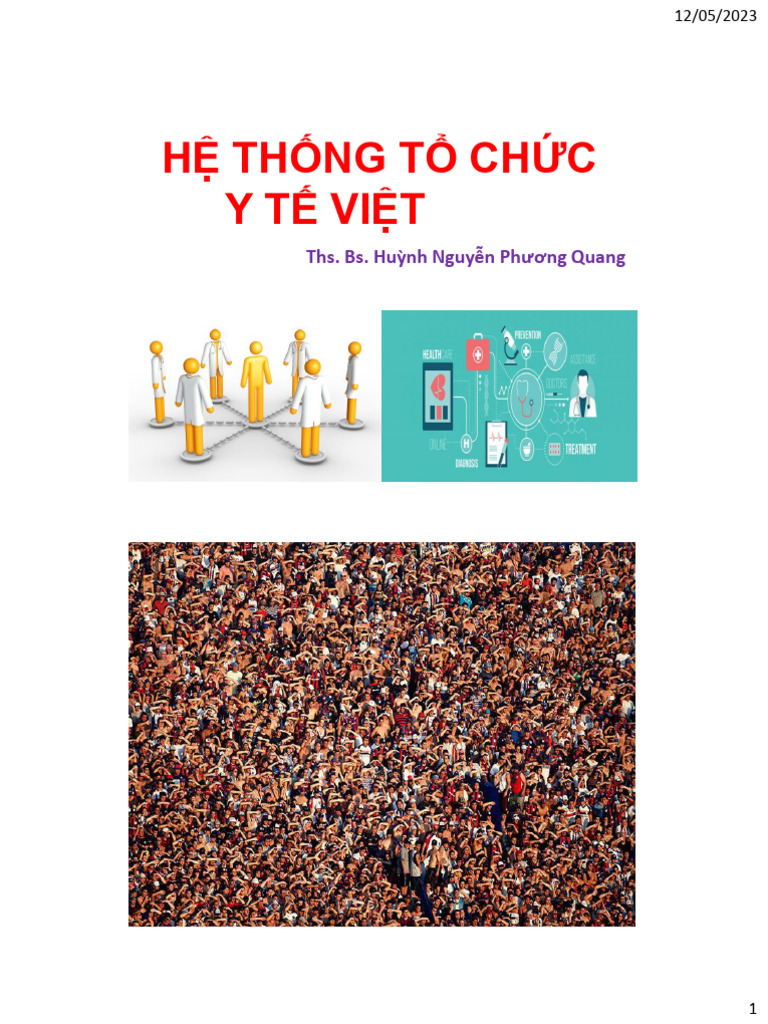 Bai 1 - He Thong To Chuc y Te Viet Nam | PDF