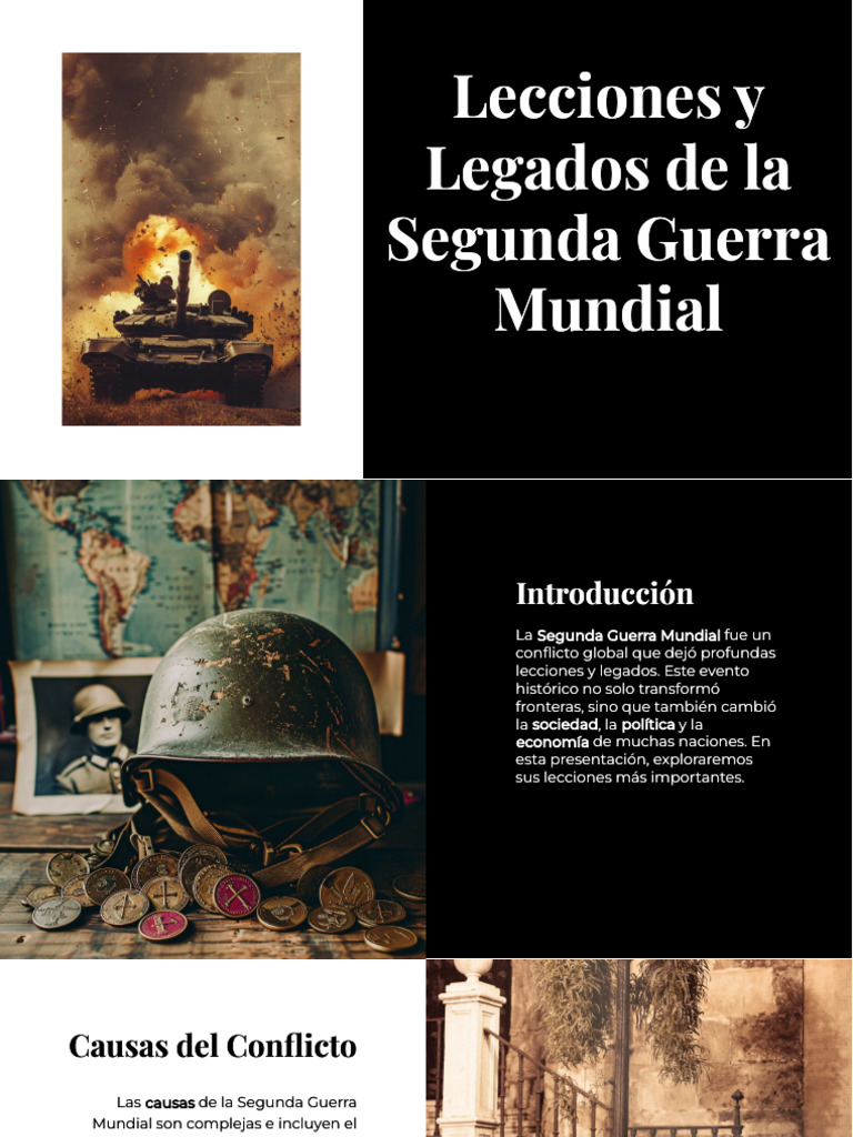 Lecciones de la Segunda Guerra Mundial | PDF | Segunda Guerra Mundial ...